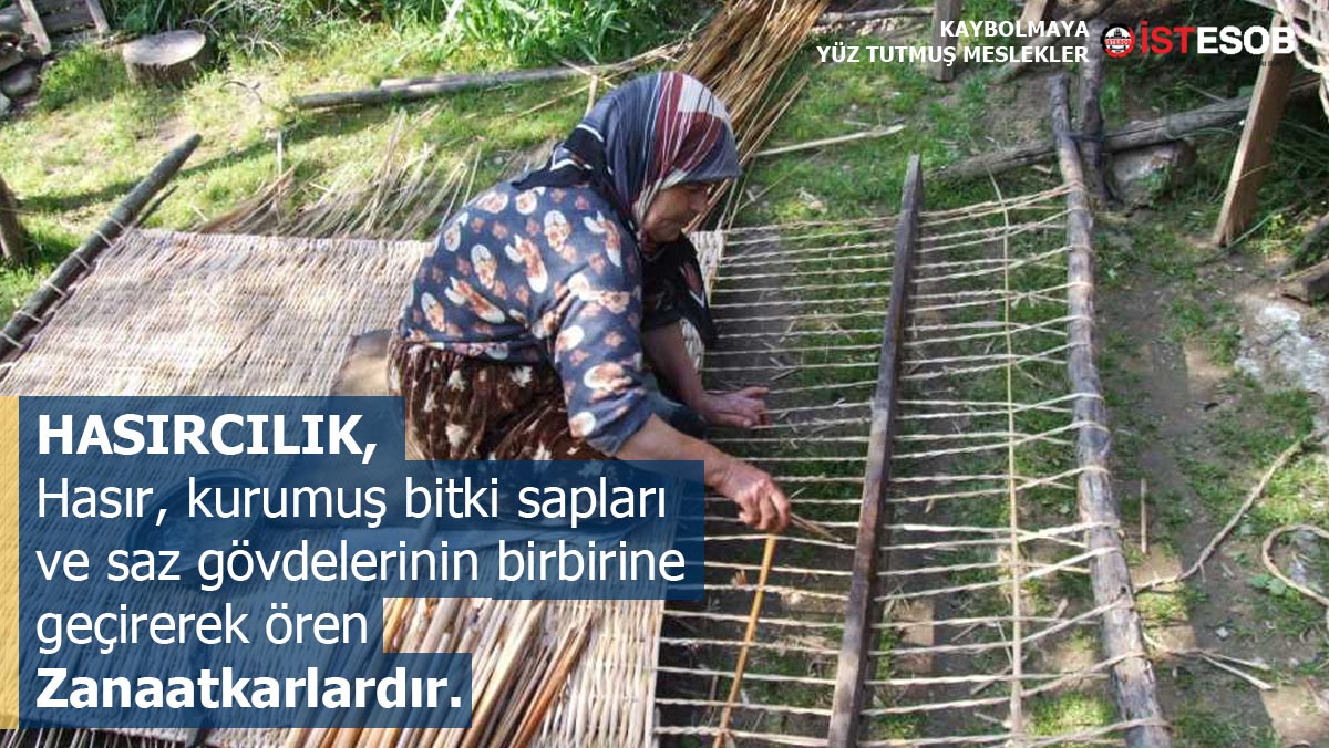 HASIRCILIK - İstanbul Esnaf ve Sanatkarlar Odaları Birliği / İSTESOB